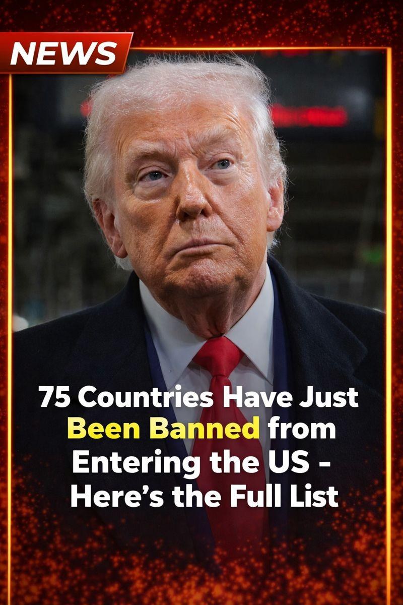 List of all 75 countries that have just been banned from entering US ...